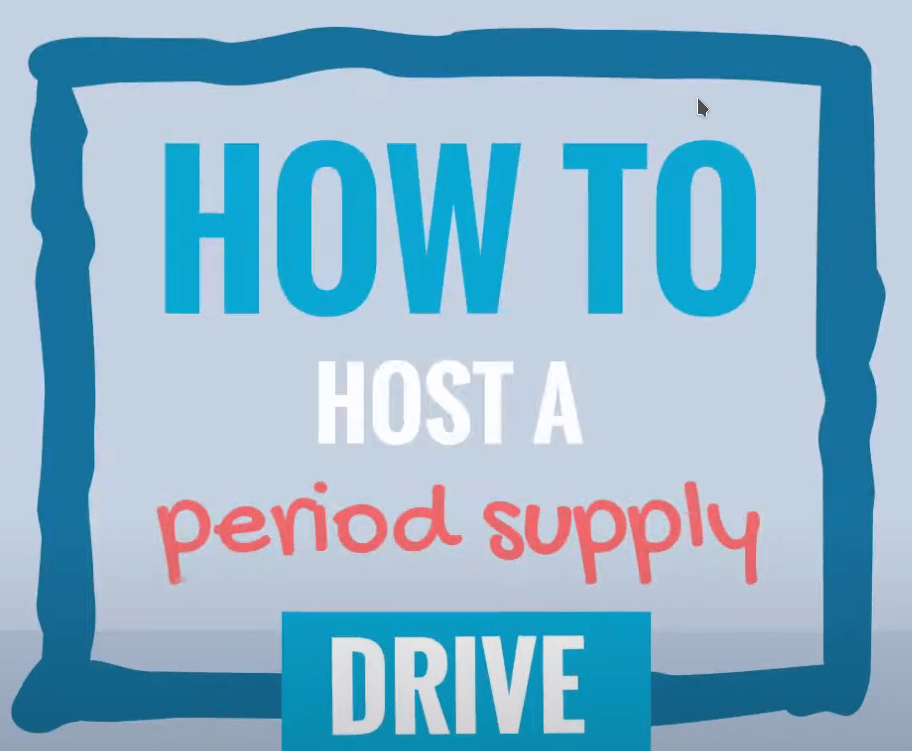 How to host a period supply drive - Menstrual Cycle News